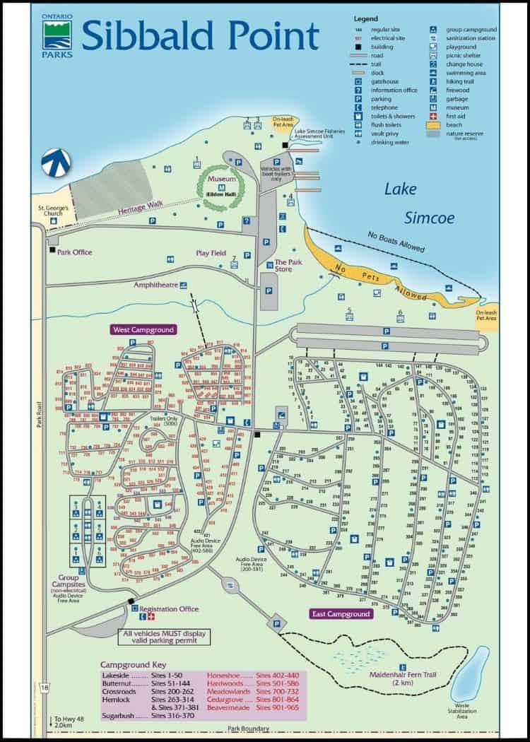 Sibbald Point Provincial Park Review & Camping Guide